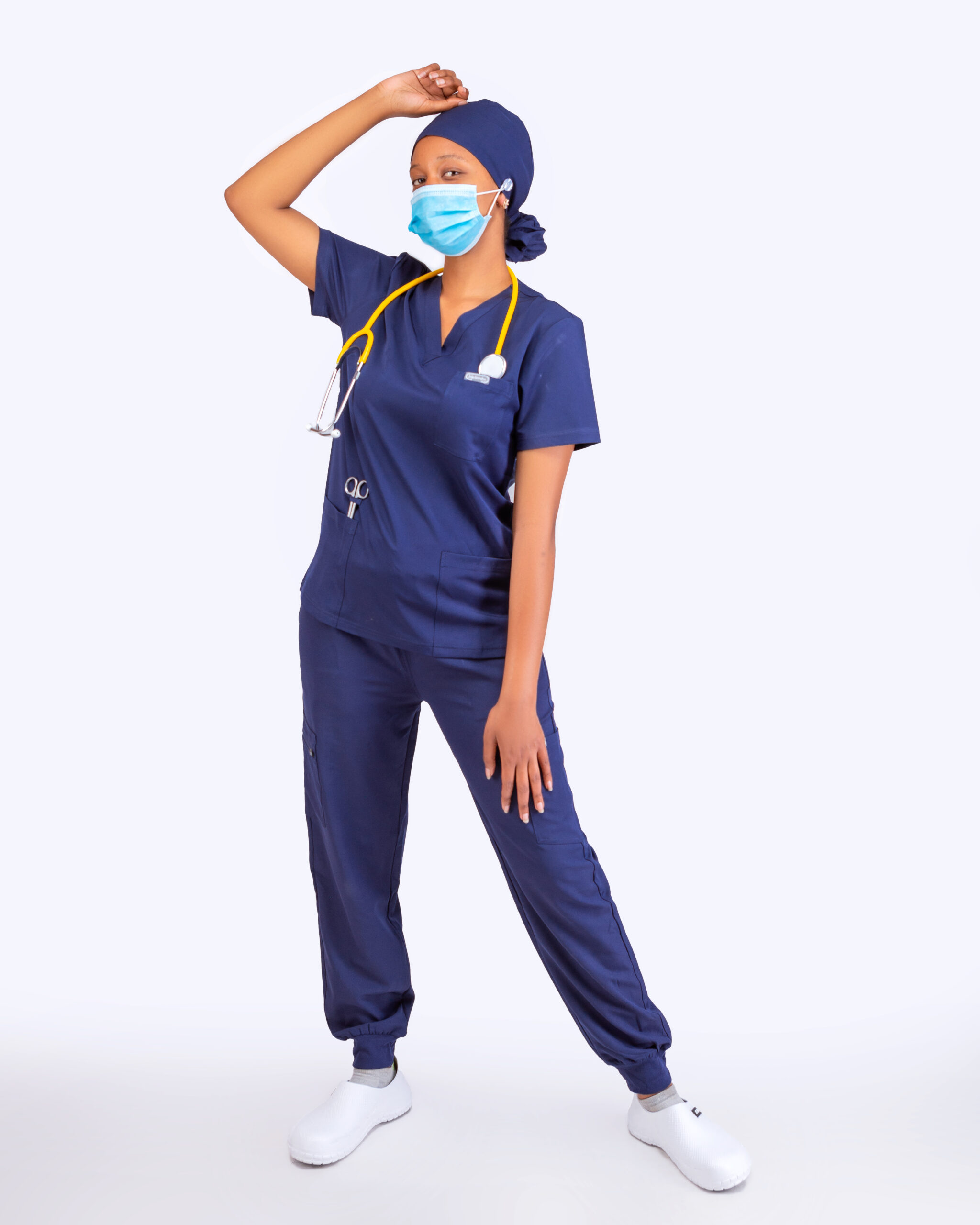Navy Blue Summit Scrubs Uniforms – Jojo Scrubs Kenya