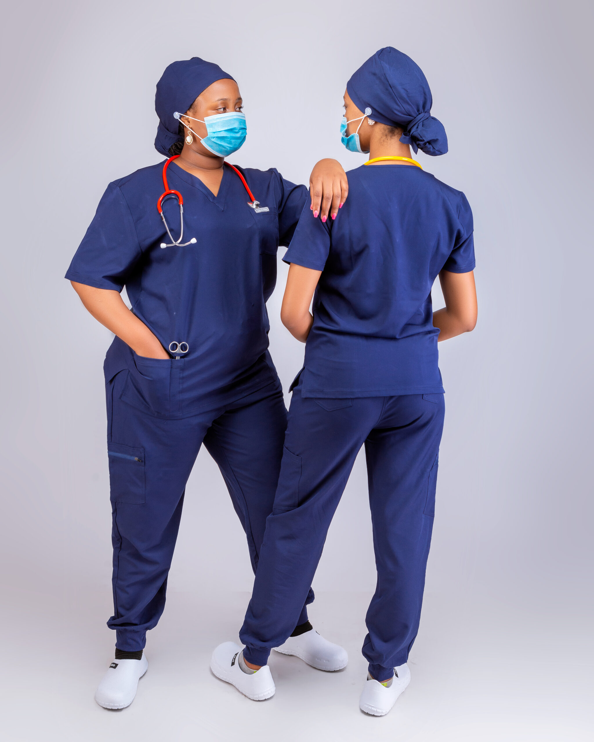 Navy Blue Summit Scrubs Uniforms – Jojo Scrubs Kenya