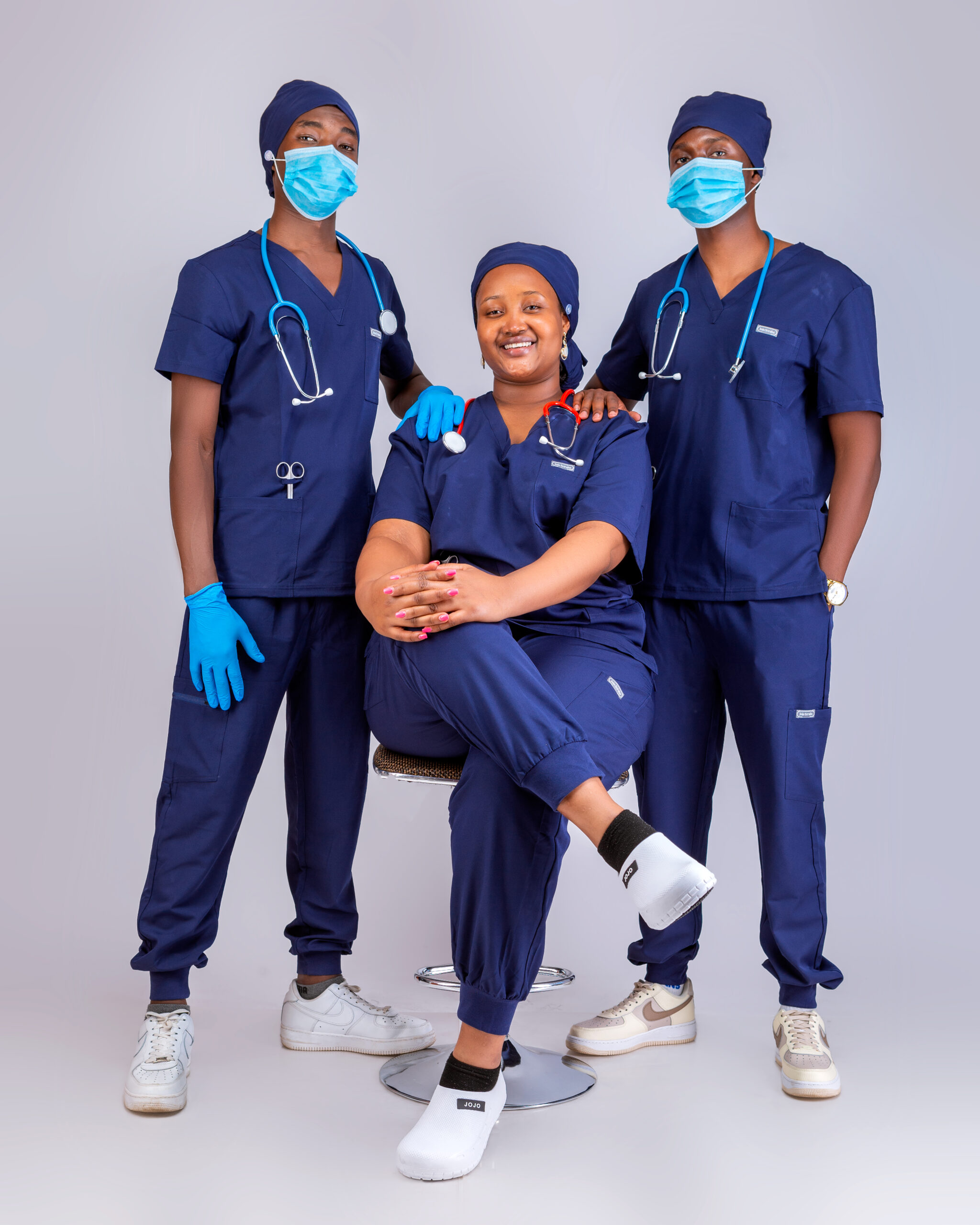 Navy Blue Summit Scrubs Uniforms – Jojo Scrubs Kenya
